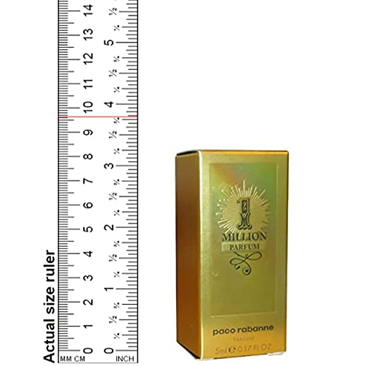 Paco Rabanne 1 Million Parfum Mini Splash for Men .17 oz