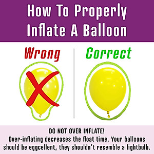 BLUE RIBBON, Helium Tank with 50 Balloons and White Ribbon + 12 Black Balloon Weights + Plus Balloon Tying Tool