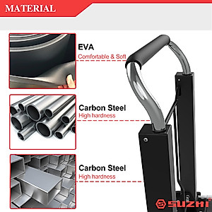 Folding Platform Truck cart with 4 Wheels, Moving Cart Collapsible Dolly, Foldable Dolly Cart, 330LBS Capacity, Durable, Solid & Essentials for Moving Luggage, Travel, Shopping