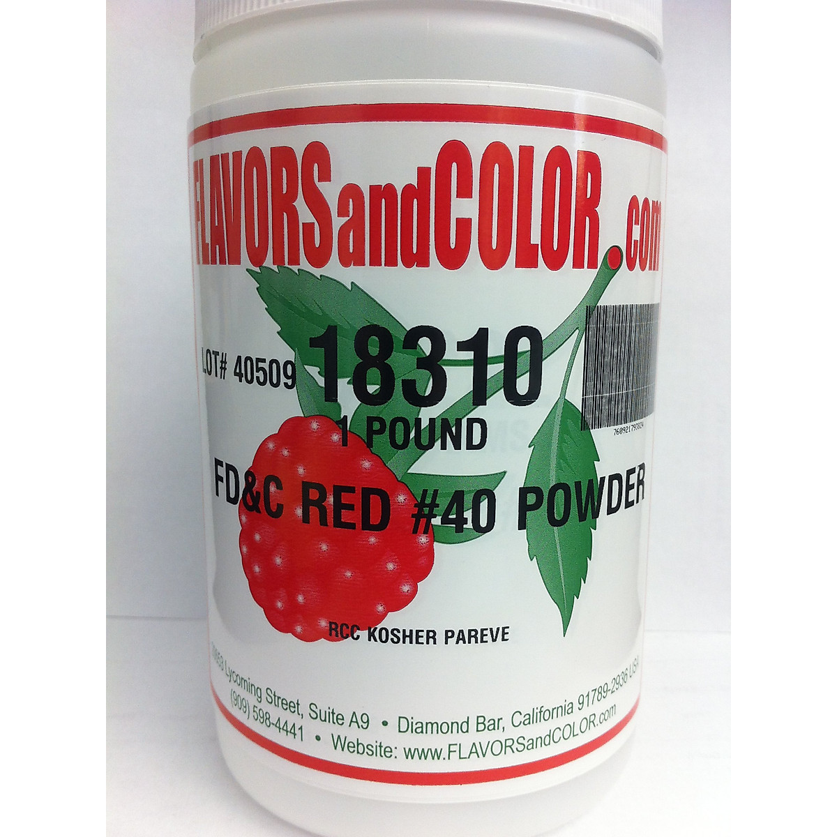 FD&C Red #40 Powder 454 Grams