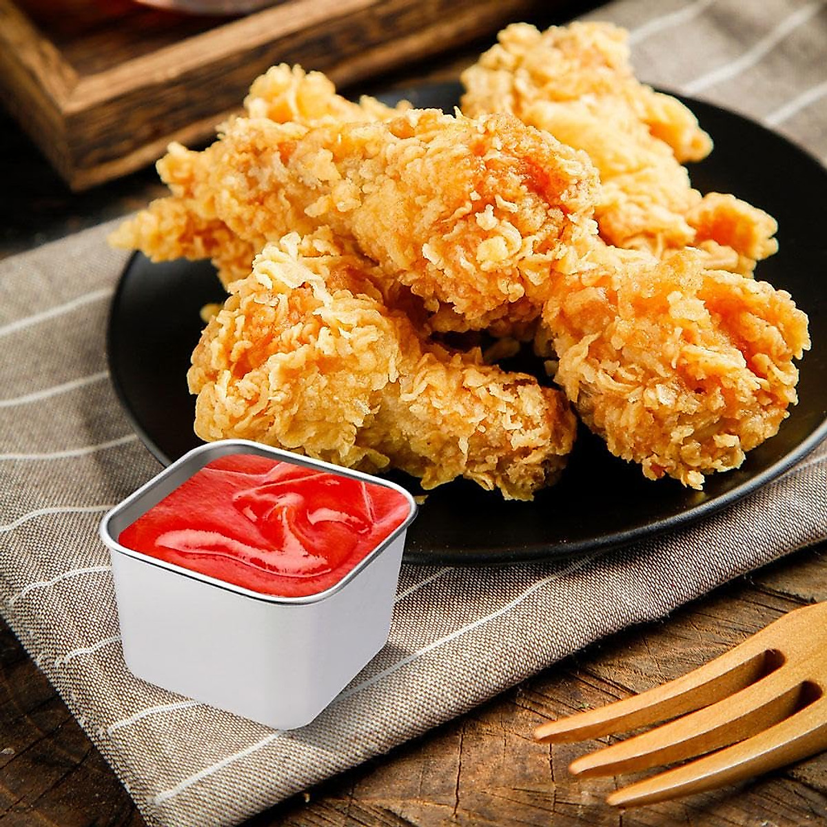 Stainless Steel Snack Containers for Kids,2.03oz/60ml Reusable Snack Container,Metal Food Storage Containers with Lid Snack Cups for Toddlers,for Lunch Boxes, Picnics and Travel and Kitchen Storage