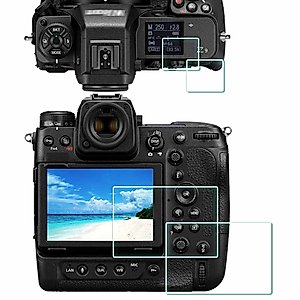 ULBTER Screen Protector for Nikon Z9 Z8 Z 8 Z 9 + Top Screen [2+2Pack], Tempered Glass Cover 0.3mm 9H Hardness Anti-Scrach Anti-Fingerprint Anti-Bubble