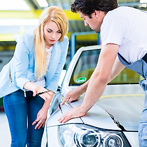 OIIKI 10Pcs Black Car Flame Decals, 5.7"x1.2" Flame Shape Stickers, Universal Car Reflective Stickers 14.5cmx3cm for Motorcycles, Car Decoration (5 Pairs)