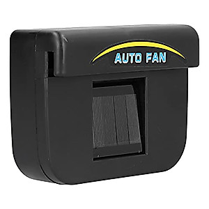 Car Ventilation Fan, 0.5W Vehicle Exhaust Fan Portable 2V Solar Charging Lightweight for Car(Solar car Fan_Small Board, Pisa Leaning Tower Type)