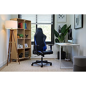 RESPAWN 110 Gaming Chair - Gamer Chair PC Computer Chair, Ergonomic Gaming Chairs, Office Chair with Integrated Headrest, Gaming Chair for Adults 135 Degree Recline with Angle Lock - Blue