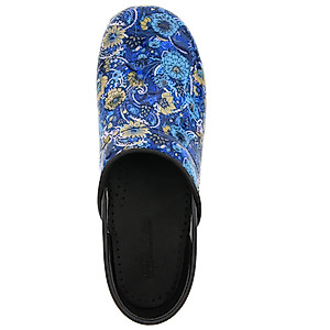 BJORK Swedish Comfort Women's Professional Printed Leather Clogs - Hydra (EU-38/7-7.5 US)