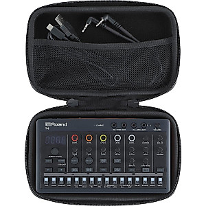 Roland CB-RAC AIRA Compact Carrying Custom Case to Protect Your E-4 Voice Tweaker, J-6 Chord Synth & T-8 Beat Machine | Streamlined & Rugged with Internal Mesh Pocket