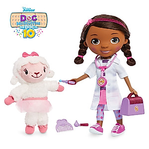 Disney Junior Doc McStuffins 10th Anniversary Time For Your Checkup Doll and Accessories, Officially Licensed Kids Toys for Ages 3 Up by Just Play