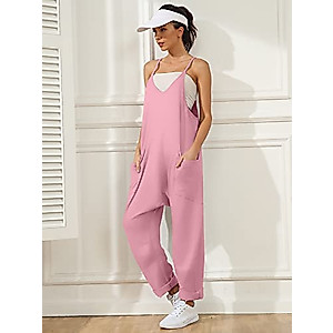 AUTOMET Preppy Clothes Jumpsuits Rompers for Women Teen Girls Casual Cute Summer Outfits 2023 Fashion Soft Onesie Overalls Jumpers