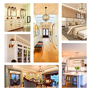 AIELIT T10/T30 Frosted LED Light Bulb 25 Watt Equivalent, Warm White 2700K, 200 LM, E26 Standard Base, 2W Dimmable LED Tube Bulbs, Classic Filament Edison Bulb for Pendant Lights Chandelier, 4-Pack