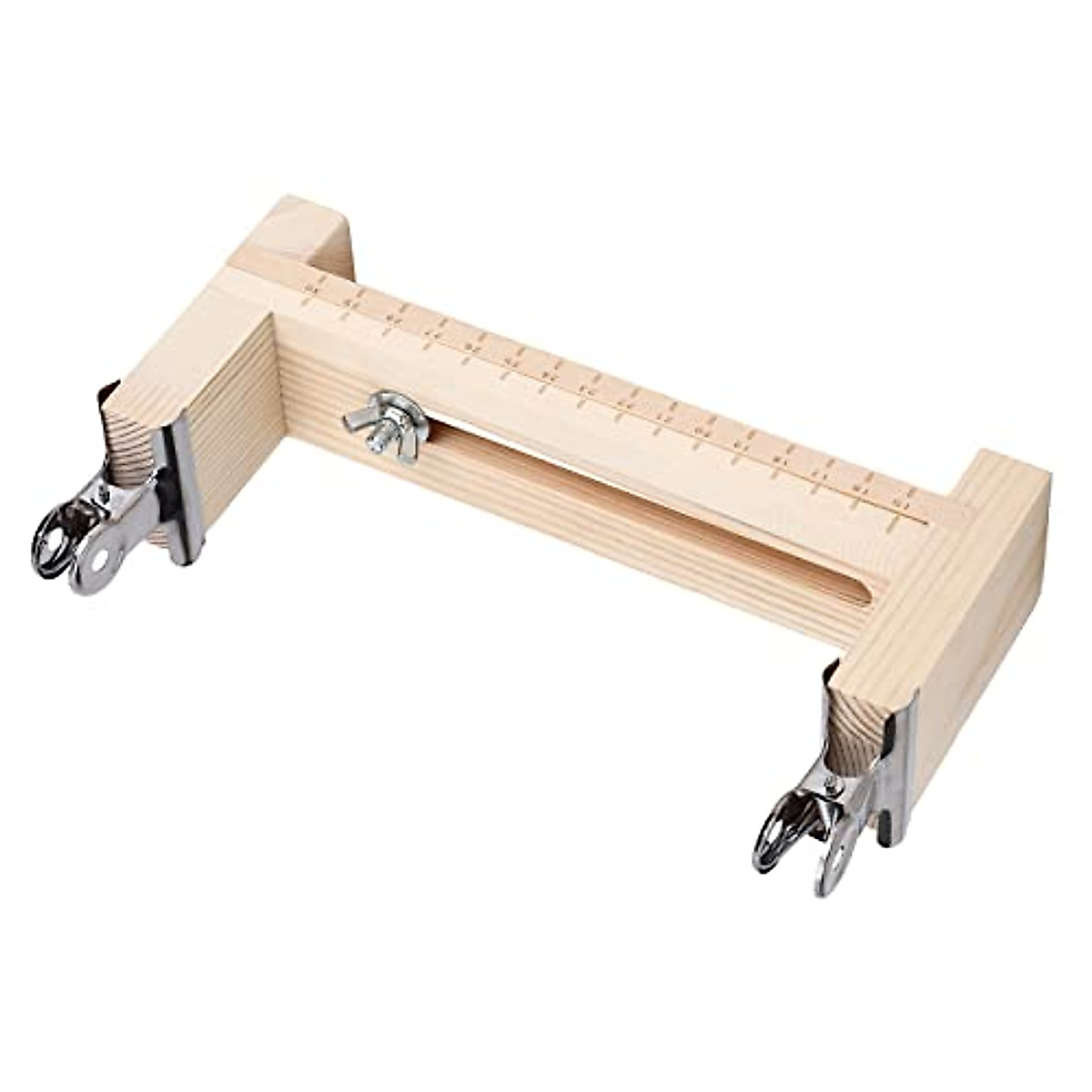 LIONKISS Wood Bracelet Jig, Hand Knitting Control Strength Simple Operation Bracelet Jig Kit Clear Scale for Woven Bracelet, SoarUpnh3V(Two Legs)