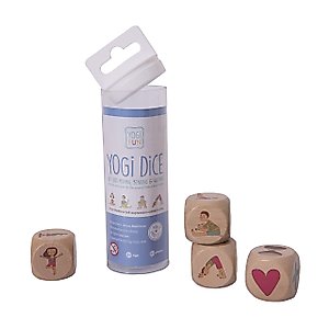 YOGi FUN - Yogi Dice Kids Educational Yoga Dice Game, Fun Yoga Exercise Dice for Solo or Group Play