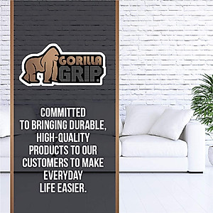GORILLA GRIP Non Slip Mattress Gripper, Prevents Mattresses from Sliding and Holds Bed in Place, Pad Grips Beds, Sofa, Couch, Chair Cushions and Helps Keep Topper from Slipping, Easy Trim Pads
