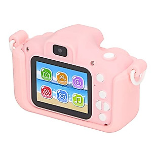 Kids Camera, Pink Camera Video Recording Easy Operation Child Camera Children Digital Camera for Photo Game Outdoor