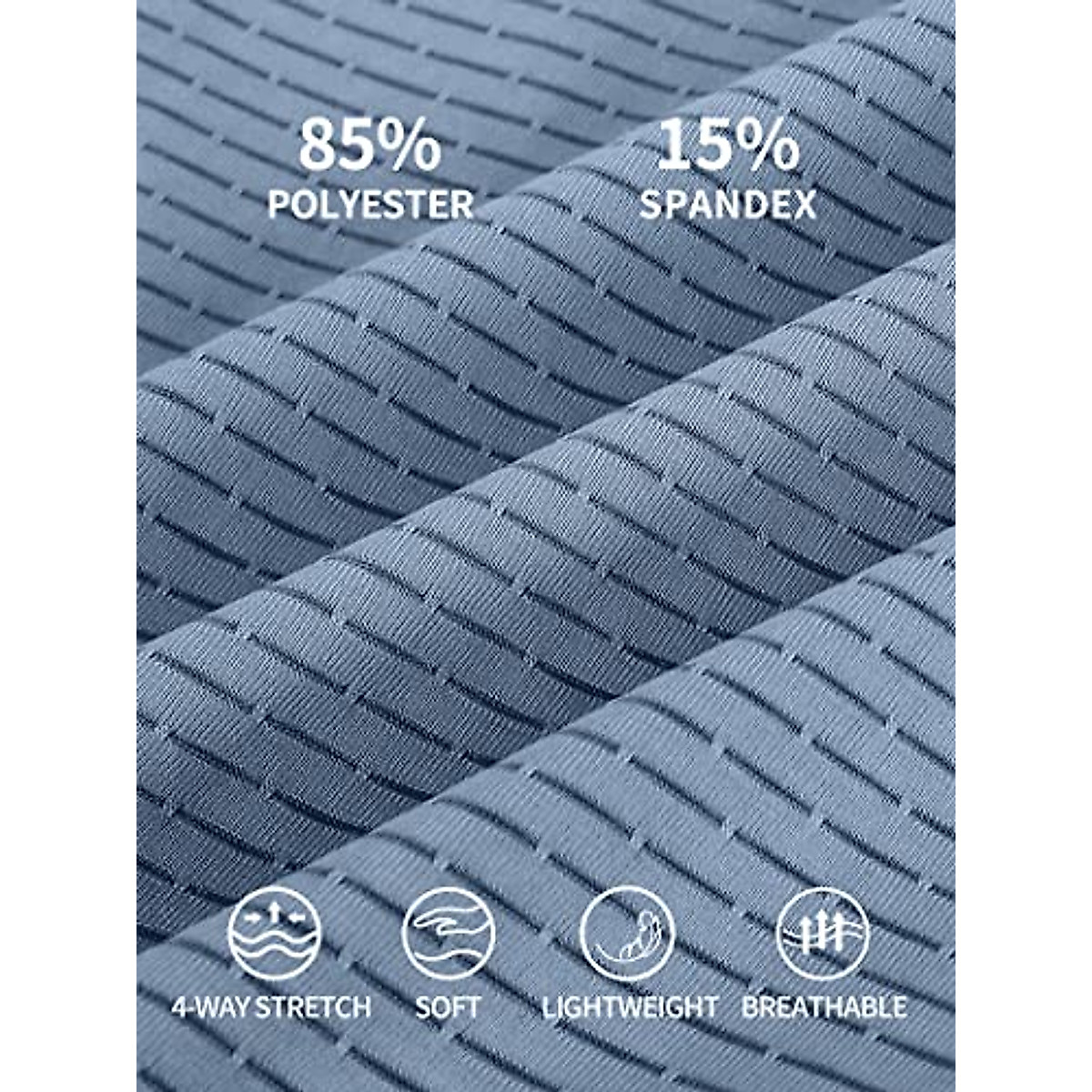 ATTRACO Women's Activewear Tops Long Sleeve Loose Fit Open Back Yoga Workout Shirts Blue L