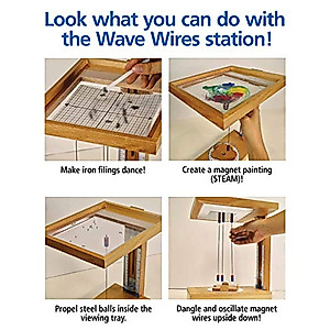 Dowling 731111 Magnets Kinetic Magnetics Wave Wires Magnet Station