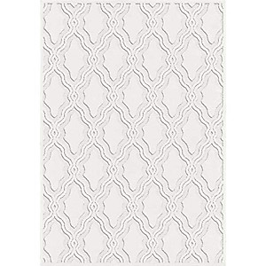 My Texas House by Orian Indoor/Outdoor Cotton Blossom Area Rug, 7'9" x 10'10", Natural