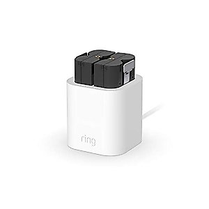 Ring Charging Station with 2-pack Quick Release Battery Packs