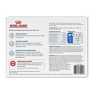 Royal Canin Feline Weight Care Thin Slices in Gravy Canned Adult Wet Cat Food, 3 oz can (12-count)