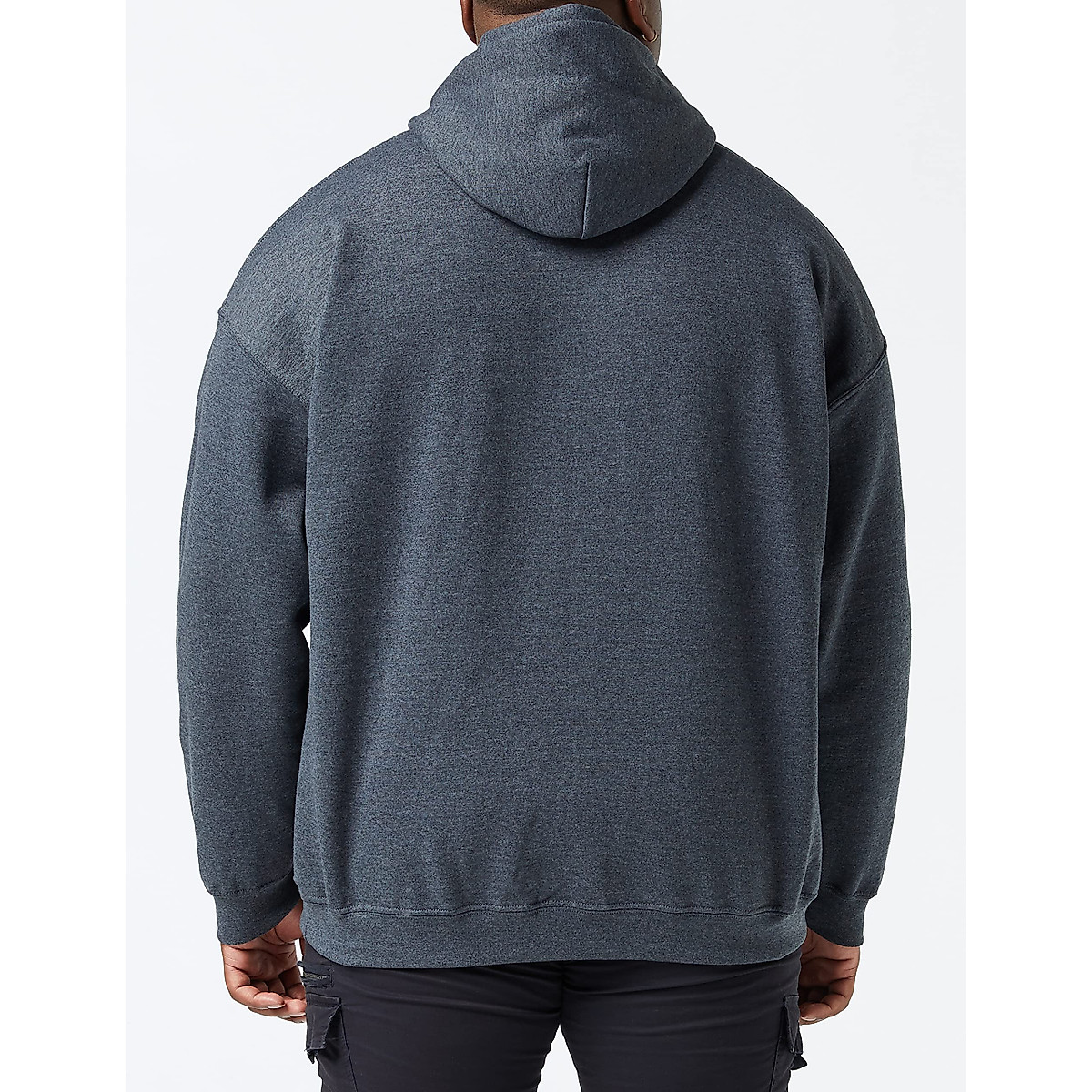 Gildan Adult Fleece Hoodie Sweatshirt, Style G18500, Multipack, Dark Heather (1-Pack), X-Large