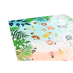 500 Piece Puzzles for Adults - Jigsaw Puzzles 500 Pieces - 500 Piece Puzzle - Day at The Beach - Beautiful Artistic Tropical Jigsaw Puzzles for Adults, Teens and Families