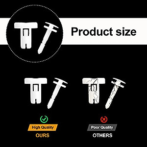 TOPCNOEM 50Pcs Car Door Panel Retainer Clips Compatible with GM Chevy GMC 15960325 - C1500 C2500 C3500 K1500 K2500 K3500 Pickup Jimmy Yukon Blazer Tahoe Suburban