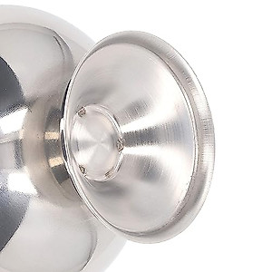 Aramox Ice Cream Bowl, Elegant Trifle Tasting Bowls Scratch Proof Stainless Steel Rust Resistant with Fork for Hotel (250ml)