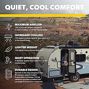 Dometic FreshJet 3 Series, 15K BTU RV Rooftop Air Conditioner unit, White