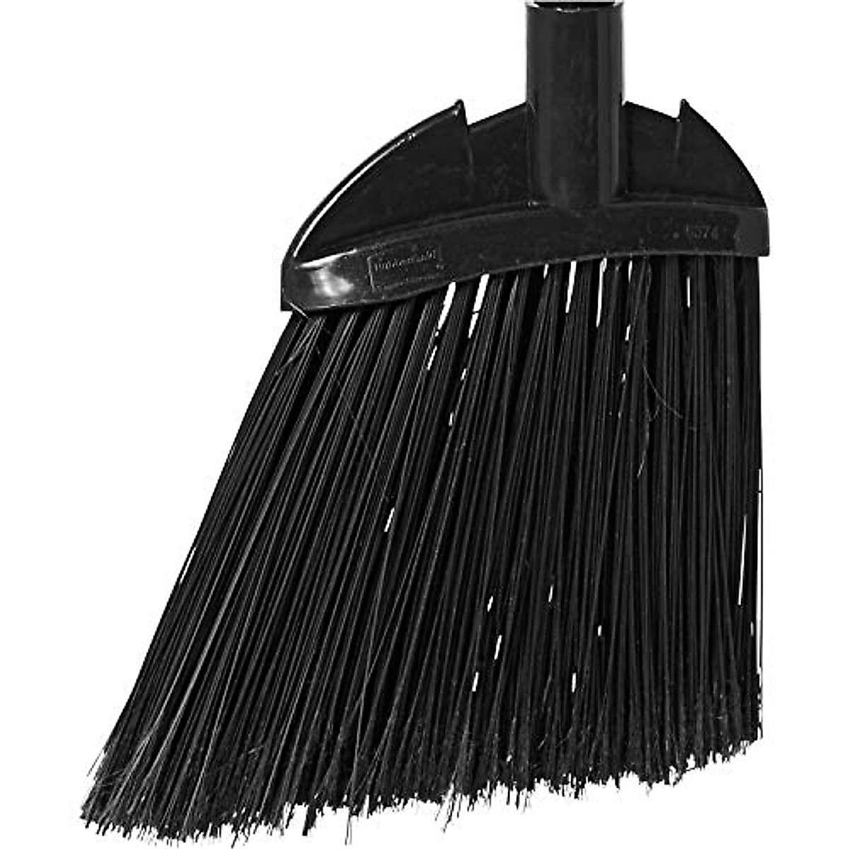 Rubbermaid Commercial 6374 7-1/2" Length x 2" Width x 35" Height, Black Color, Polypropylene Lobby Broom with Vinyl Coated Metal Handle