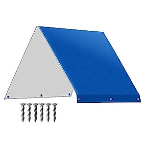 Playground Wooden Replacement Canopy Swing Set Replacement Tarp Kids Playground Roof Canopy Cover Replacement Sunshade Cover for Backyard, Outdoor(Size:52 x 90 inch,Color:Blue)