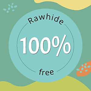 Gnawturals Hideless Chews for Dogs Easily Digestible Ribbed Knotted Bones Rawhide Free (Chicken), 1 Count (Pack of 1)