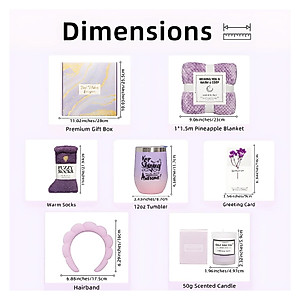 Birthday Gifts for Women, Gift Baskets for Women, Get Well Soon Gifts Basket, Unique Gift Ideas Gifts Set for Mom Wife Sister Daughter Girlfriend Grandma