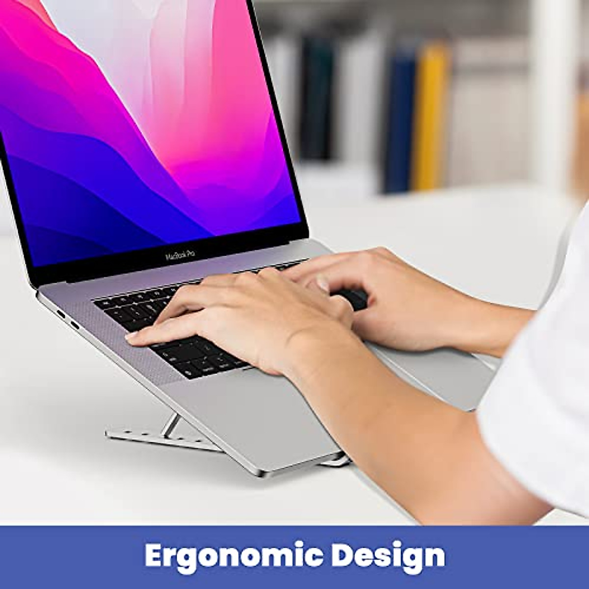 AVAKOT Portable Adjustable Ergonomic Laptop Stand