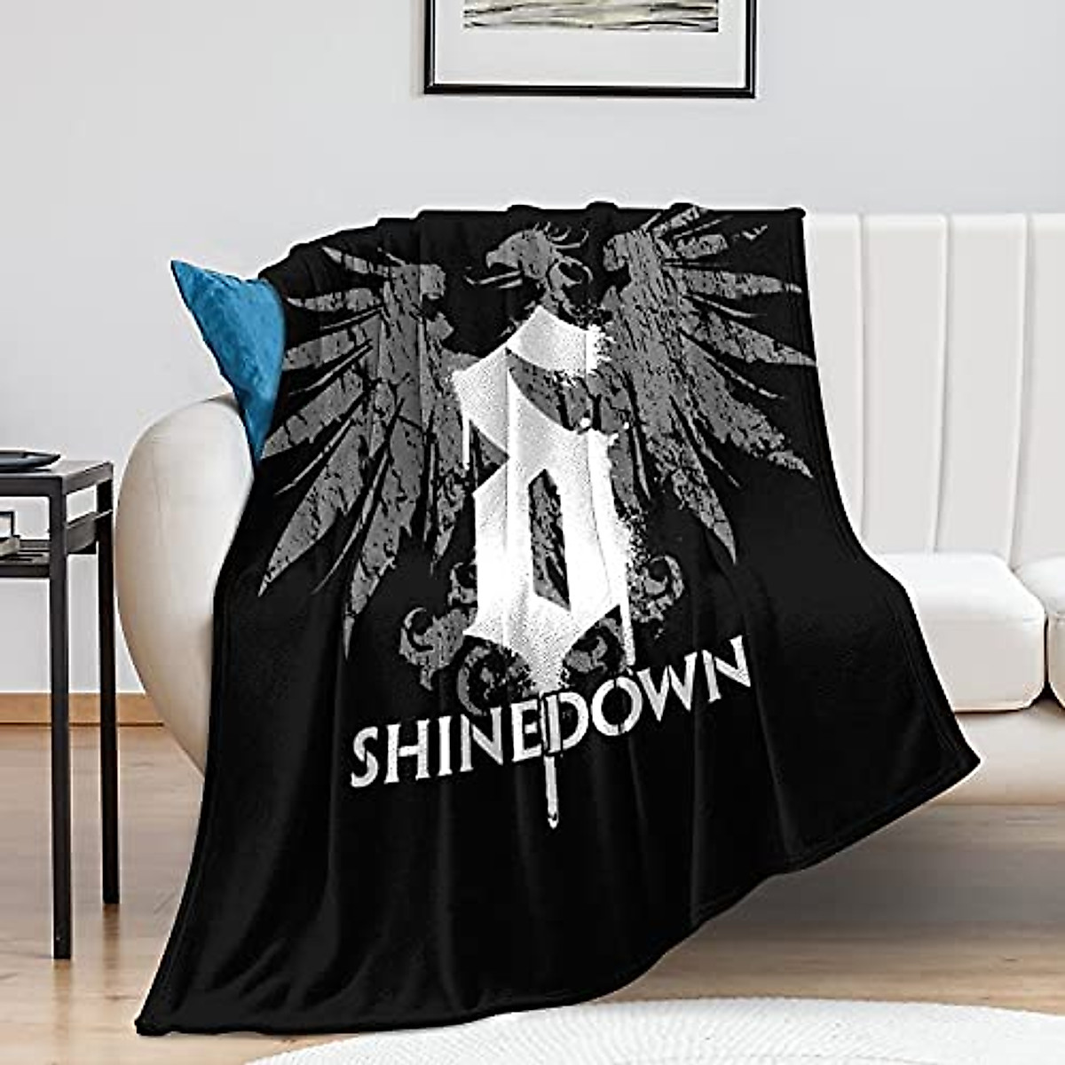 Home Fleece Blanket Throw Blanket for Couch or Bed, Soft Microfiber Fuzzy Flannel Blanket for Adults or Kids 60"x80"