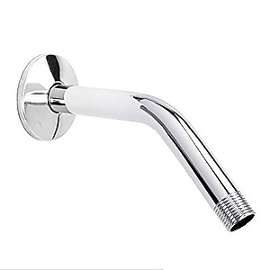 VETTA 8 Inch Shower Arm and Flange, Stainless Steel Construction, Shower Head Extension Extender Pipe Arm, Chrome Finish