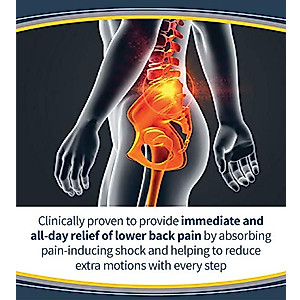 Dr. Scholl's LOWER BACK Pain Relief Orthotics // Clinically Proven Immediate and All-Day Relief of Lower Back Pain (for Men's 8-14, also available for Women's 6-10)