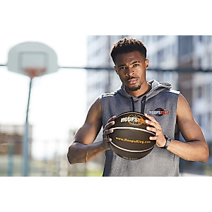 HOOPSKING Weighted Basketball with Online Training Video, 28."5-2.75 lbs, 29.5" - 3 lbs (28.5 Inch (Women))