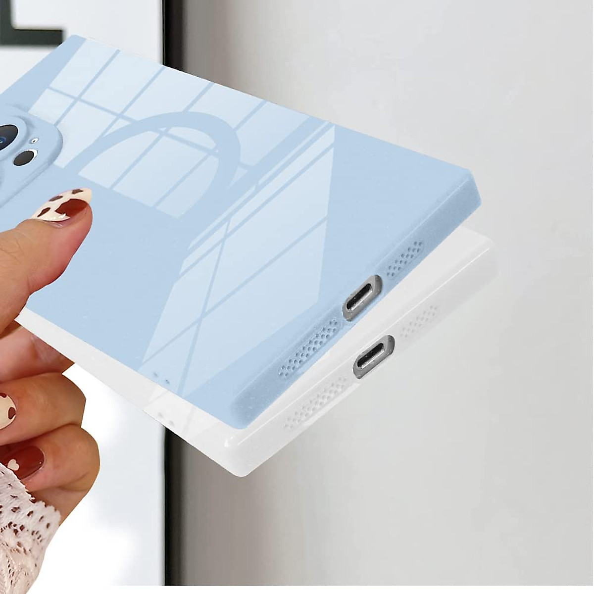 BITOBE Designed for iPhone 14 Pro Max Case Compatible with MagSafe TPU Magnetic Glitter Camera Protection for Women Girls for iPhone 14 Pro Max 6.7"-White