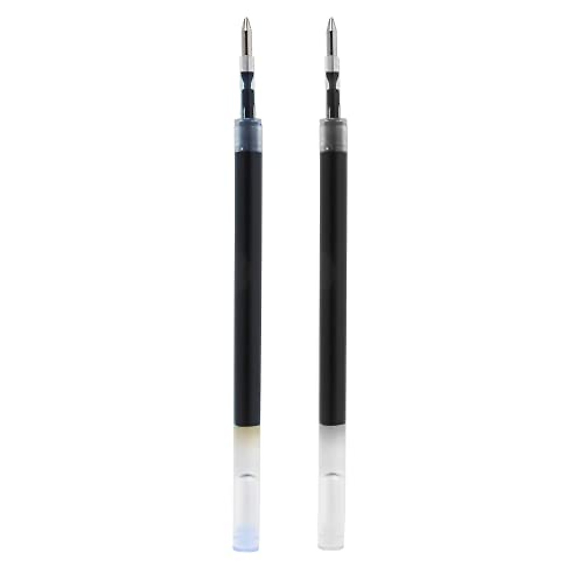 TUL® Fine Writing Solid Metal Barrel Retractable Gel Pen With 2 Refills, Medium Point, 0.7 mm, Rose Gold Barrel, Black/B