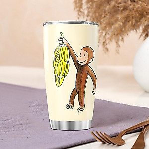 Tumbler Curious Insulated George Steel Banana 20 30 Oz Coffee Stainless