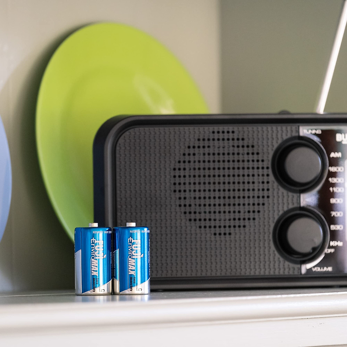 Fuji Enviromax 3200BP2 EnviroMax C Extra Heavy-Duty Batteries, 2 pk, Blue, Standard