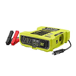 RYOBI ONE+ 18V 800-Watt Max 12V Automotive Power Inverter with Dual USB Ports - RYi8030AVNM
