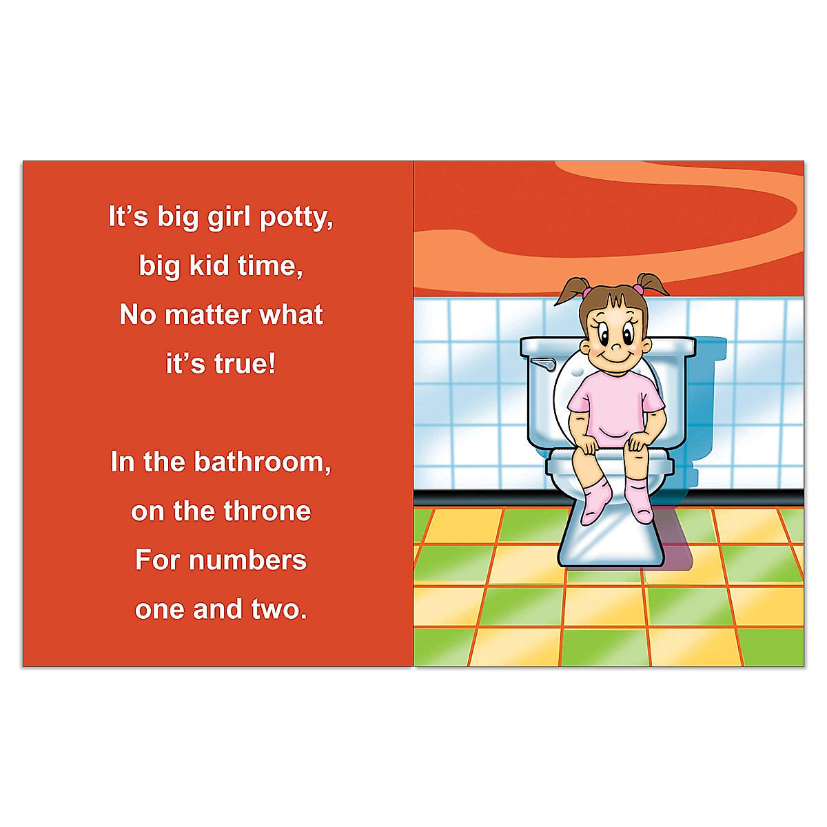 Personalized Children’s Potty Training Book – Customize with Child’s Name, Hair Color, Gender, and Ethnicity | 24-Page 8.5” x 11” Paperback by First Time Books