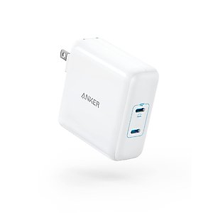 Mac Book Pro Charger, Anker 100W Fast Charger, 2 Port Power Adapter - Compatible With USB C Devices Including MacBook Pro/Air, iPad Pro, iPhone 15/Pro/Pro Max, Google Pixelbook (Cable Not Included)