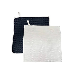 10 pcs Waffle Weave Dish Towel Kitchen Towel Hand Dish Rags Great for Household Cooking Cleaning Kerchief, 12x12inches