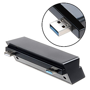 5 Port USB HUB for PS4 Slim Only, VSEER USB 3.0/2.0 High Speed Charger Controller Splitter Expander for PS4 Slim