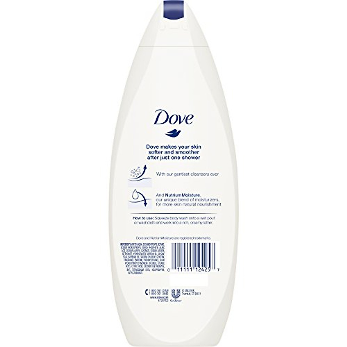 Dove Body Wash and Body Polish, Exfoliate and Deep Moisture 3 count
