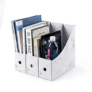inkx Desk Organizers and Accessories Office Supplies Document Holder Paper Organizer Dorm Room Desktop Organizer Student Desk Organizer Book Stand Compartments File Organizer for Office Home School