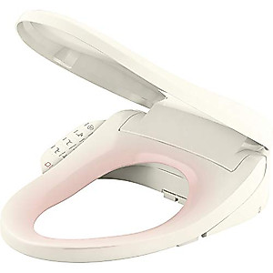 KOHLER 8298-0 PureWash E590 Elongated Bidet Toilet Seat, Heated Bidet, Bidets for Existing Toilets, Nightlight, Self-Cleaning Nozzle, Biscuit