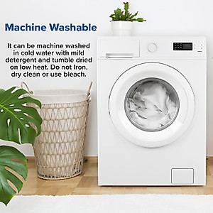 EMMA + OLIVER Twin Size Fitted Mattress Pad - 8"-21" Deep Pocket Fitted Quilted Topper - Breathable Cotton Top